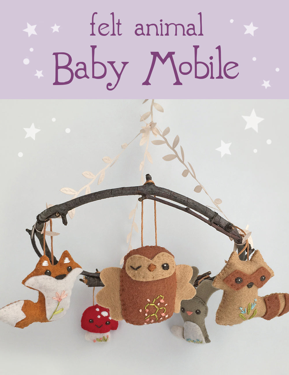 Felt Animal Baby Mobile – Little Dear Shop
