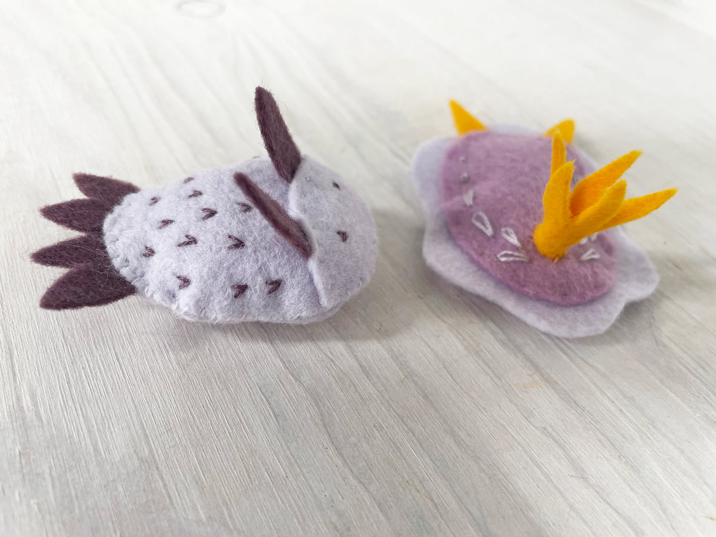 Sea Slugs Felt Animals Plush Sewing Pattern download – Little Dear Shop